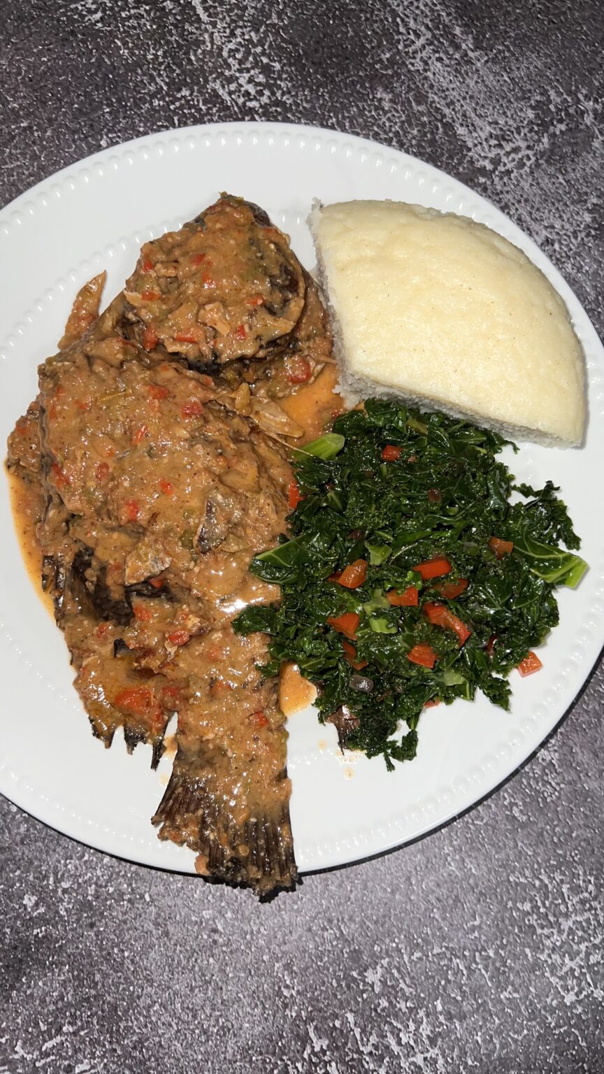 Smoked Tilapia in Groundnut Butter Sauce – A Traditional Kenyan and ...